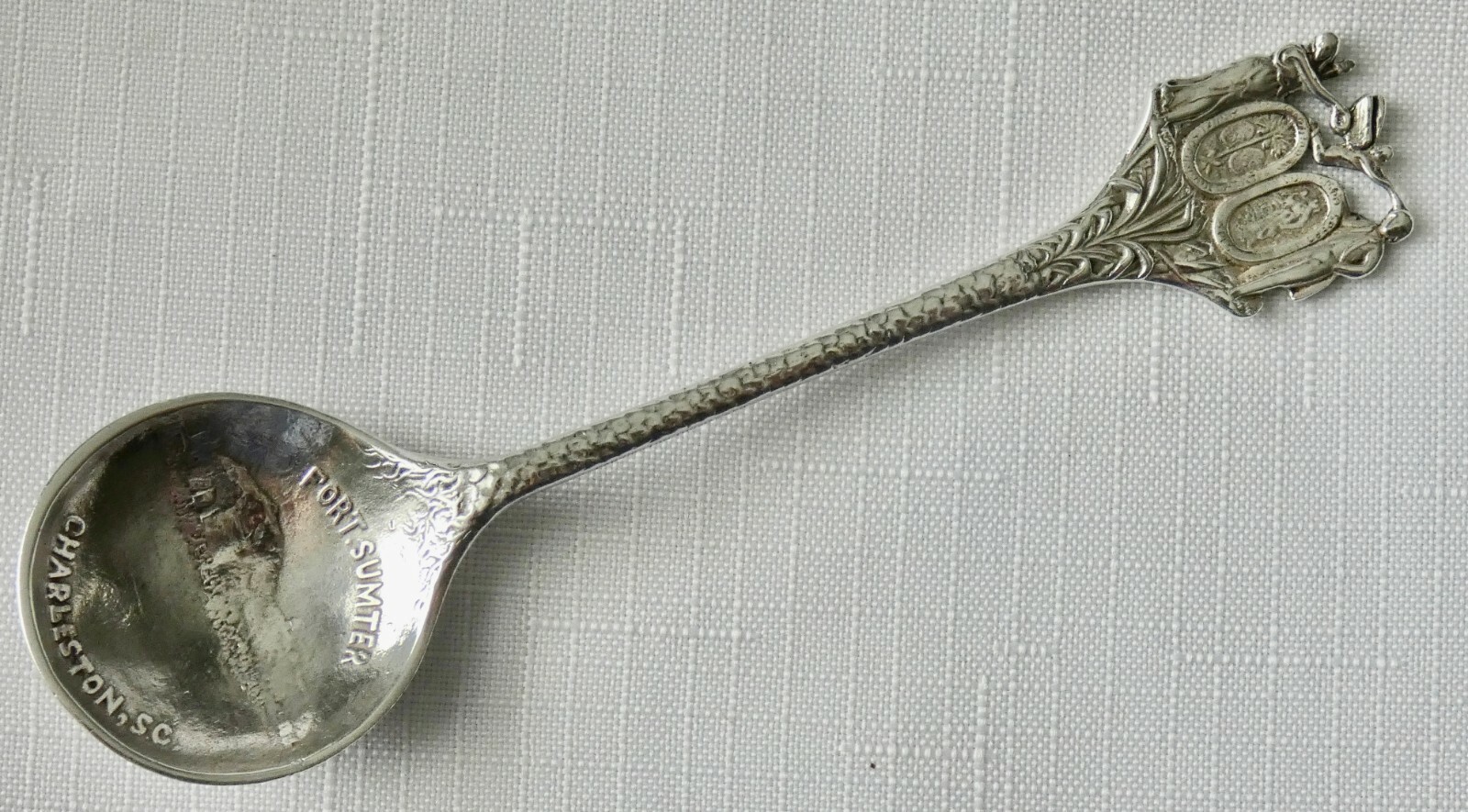 Gorham Rare STERLING SOUVENIR SPOON Cast Bowl South Carolina Charleston ...