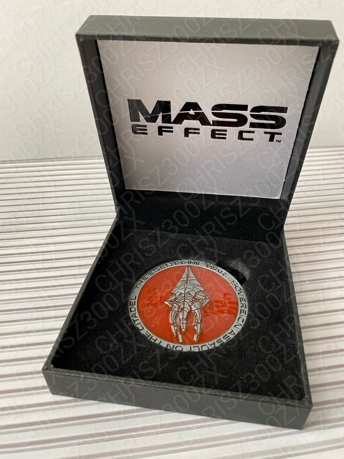 Mass Effect EDEN PRIME WAR CHALLENGE COIN Reaper Citadel Red Blue ...