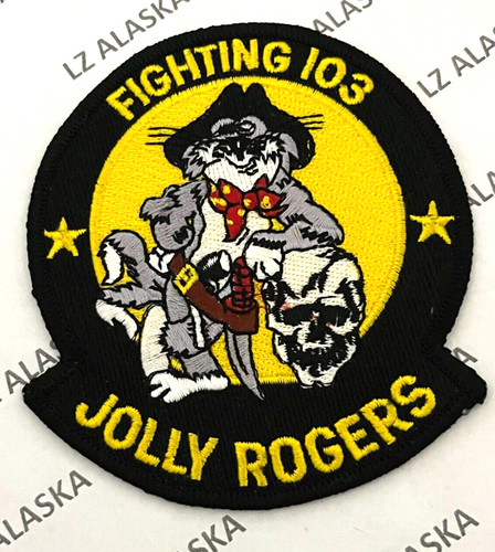 US NAVY FIGHTING VF-103 JOLLY ROGERS PATCH N3 | eBay