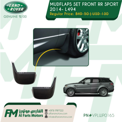 Mudflaps Set Front Range Rover Sport 2014 (L494) - VPLWP0165 | eBay
