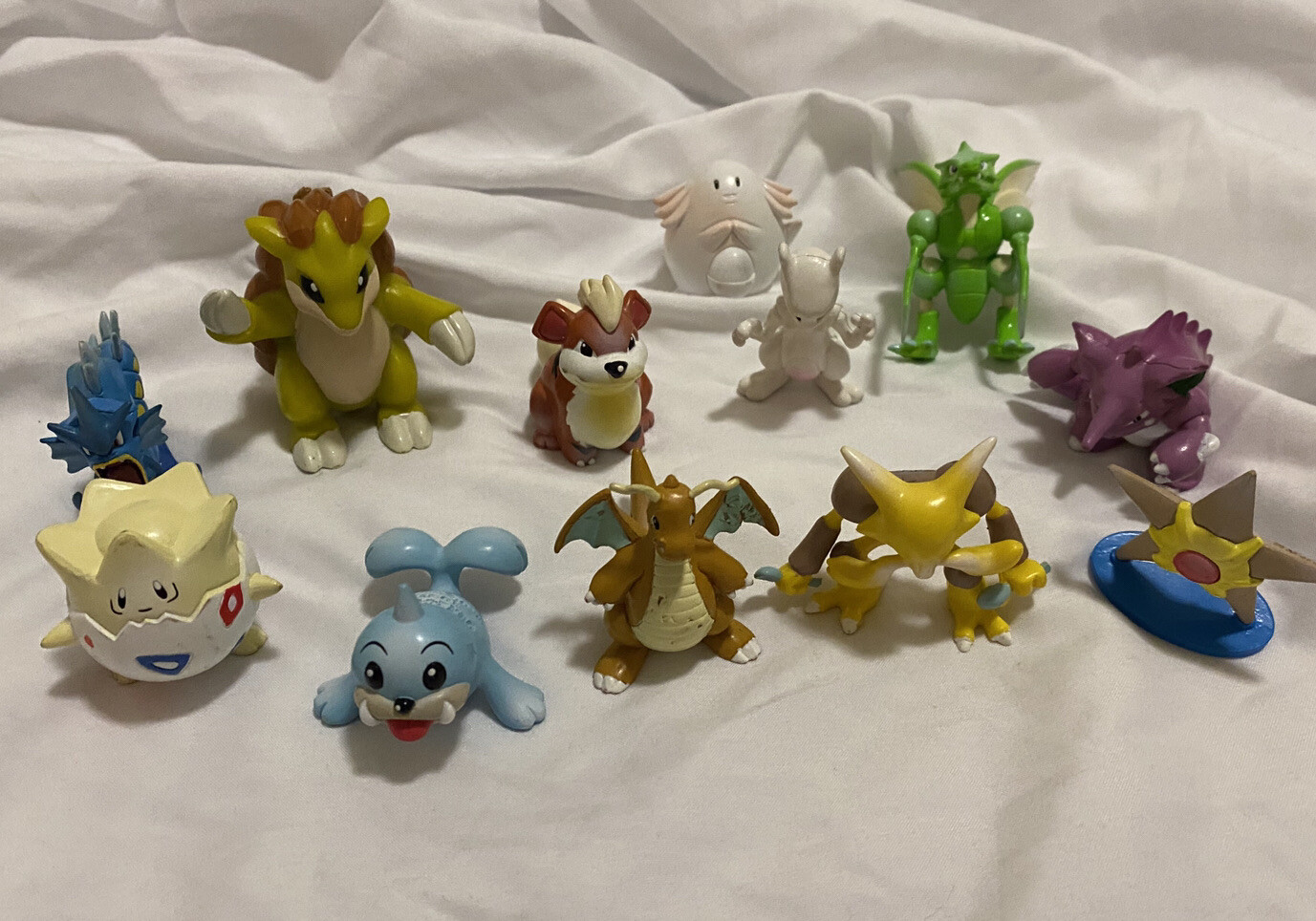 Pokemon Toys Vintage Lot - 15 mini Figures - Pikachu Mewtwo & More ...
