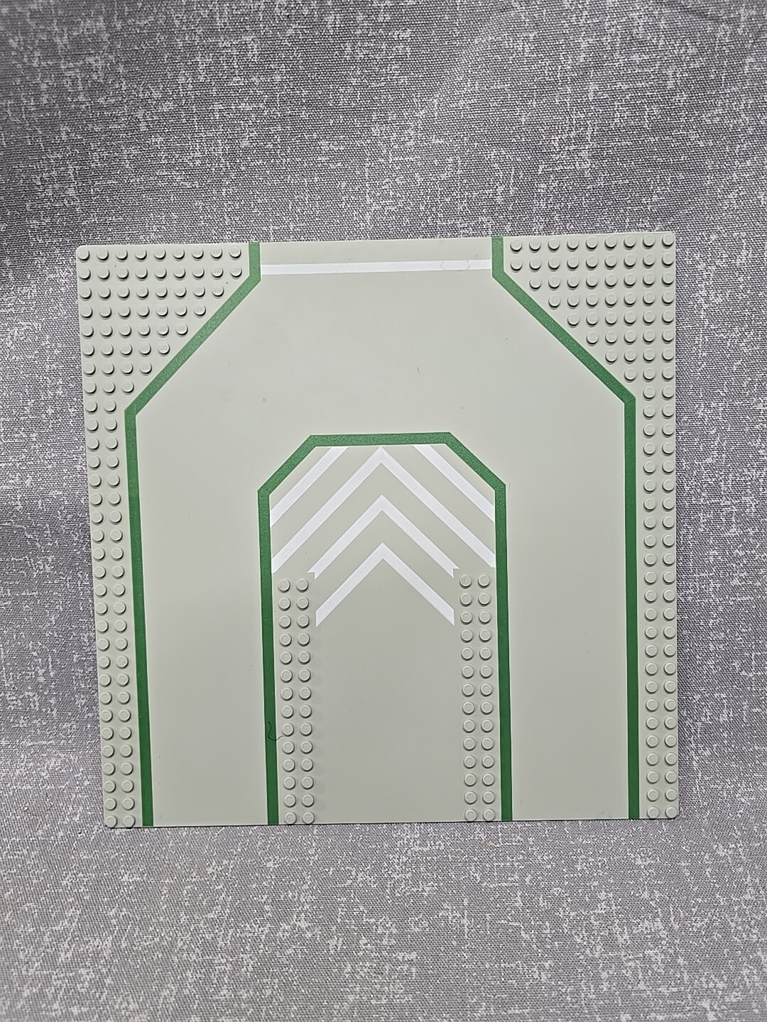 Lego Plates Gray Baseplate 32 x 32 w 3 Driveways & Lines Pattern ...