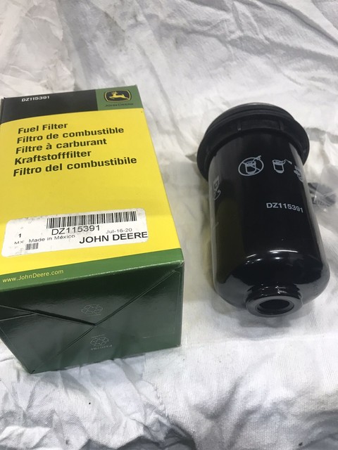 John Deere DZ115391 Fuel Filter Element Black Replaces Re551507 for ...