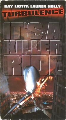 Turbulence VHS 1997 Ray Liotta Lauren Holly Hector Elizondo Psychopath ...