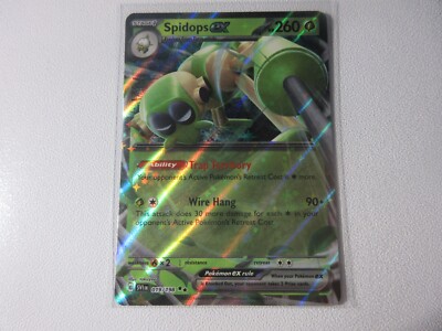 Spidops EX Scarlet and Violet Pokemon Card NM | eBay