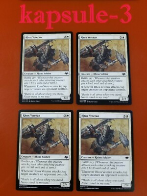 4x Rhox Veteran | Modern Horizons | MTG Magic Cards | eBay