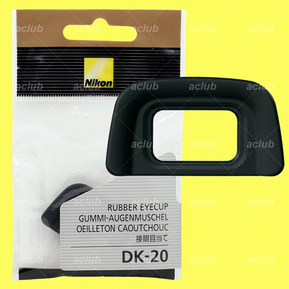 Genuine Nikon DK-20 Rubber Eyecup for D5200 D5100 D3200 D3100 D3000 ...