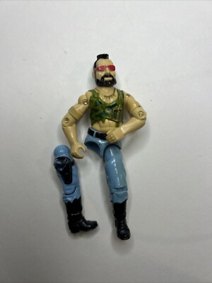 Vtg 1984 GI Joe Dreadnok Ripper The Enemy V1 Action Figure Broken Leg ...