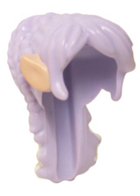 LEGO - Minifig, Hair Long, White Tips in Back, Bangs w/ Elf Ears ...