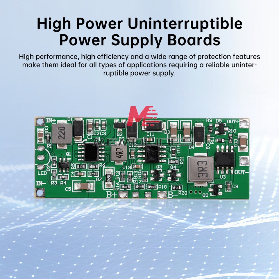 12V 3A 24W 36W Uninterruptible Power Supply Board 3S lithium Battery ...