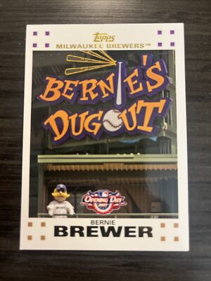 2007 Topps Opening Day Bernie Brewer #201 Milwaukee Brewers Mascot | eBay