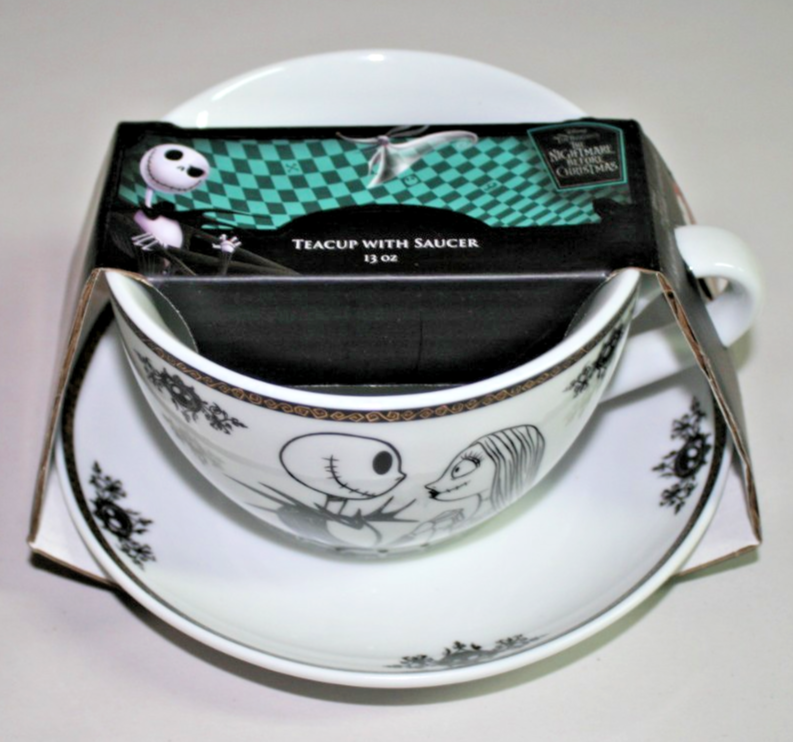 Disney Nightmare Before Christmas Jack Skellington & Sally Teacup ...