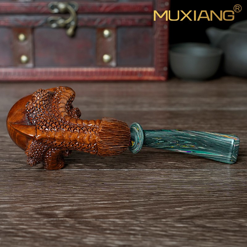 Carved Claw Holding Egg Tobacco Pipe Freehand Pipe Rusticated Briar ...