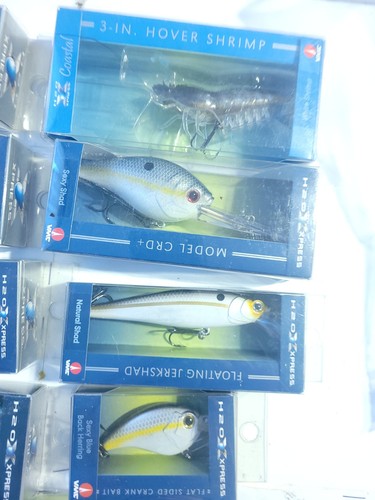 LOT OF 9 NEW H2O XPRESS FISHING LURES | eBay