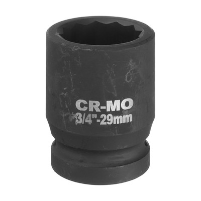 3/4-Inch Drive 12 Point Impact Socket 29mm Spindle Axle Nut Socket ...