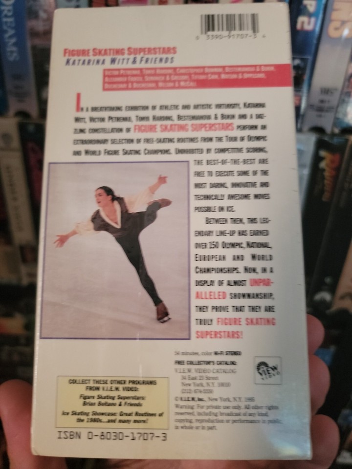 Figure Skating Superstars Katharina Witt & Friends VHS 1995 Tonya ...