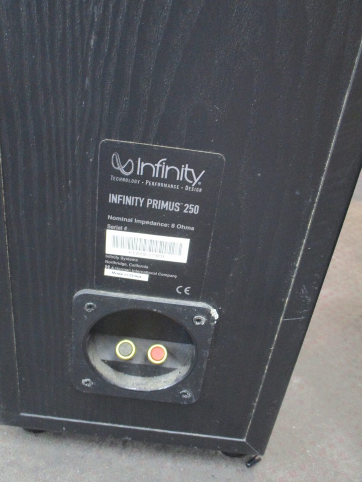 LOT OF 2 Infinity Primus 250 Tower Speakers TESTED WORKING GOOD | eBay