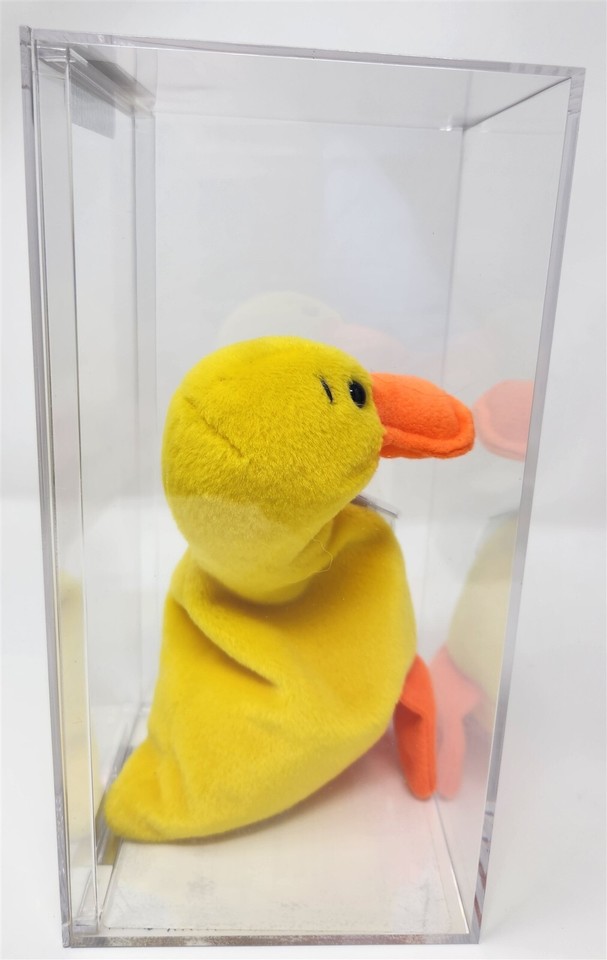 Ty Beanie Baby Quackers No Wings Wingless Authenticated 2nd 1st Gen ...