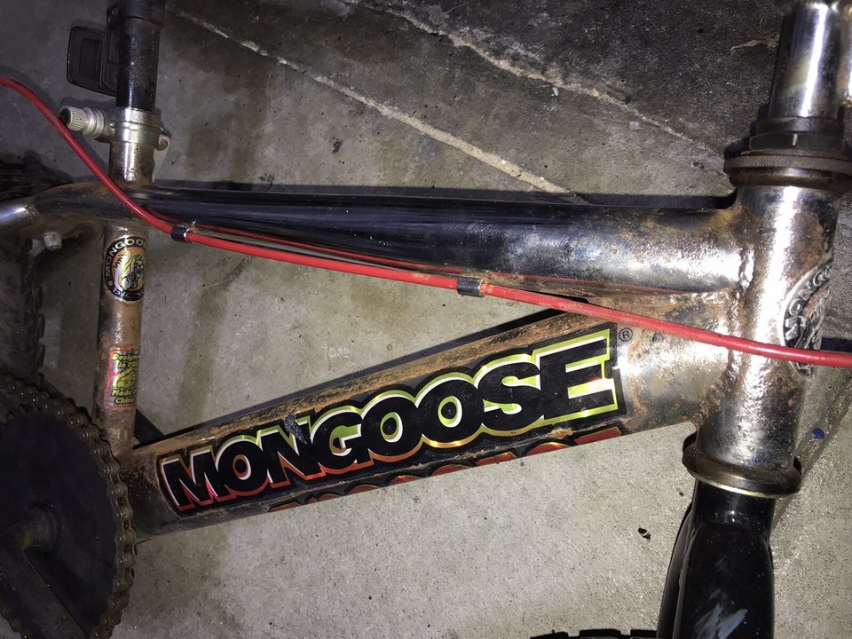 vintage Old School BMX Chrome Mongoose 16" Wheels Rims Project Bike | eBay