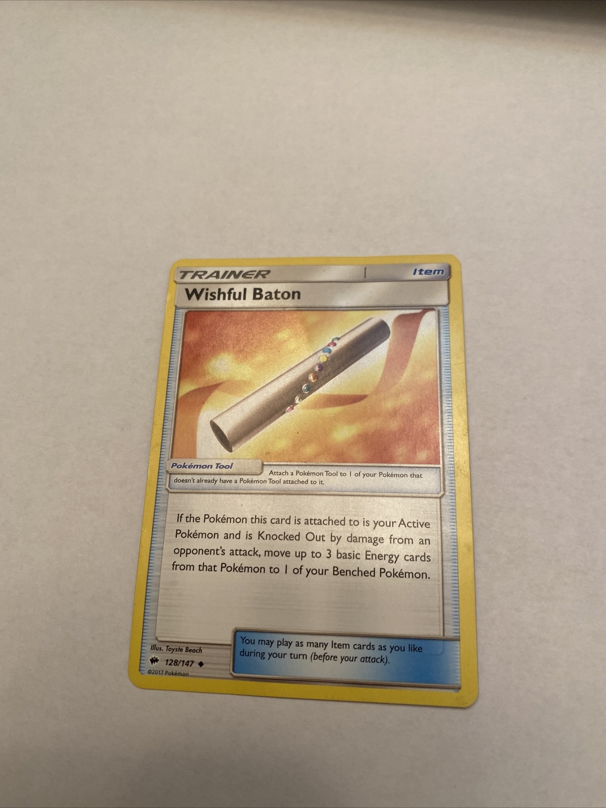POKEMON Trading Card trainer Wishful Baton 128/147 | eBay