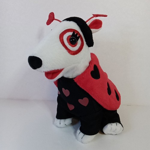 Rare EUC 7" Target Dog Plush Lady Love Bug Stuffed Toy Bullseye ...