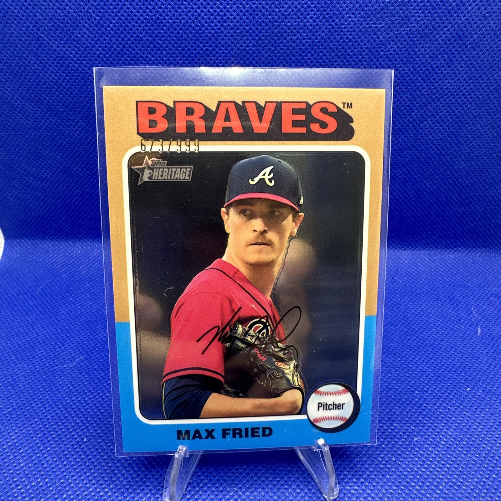 2024 Topps Heritage Max Fried Card #268 Chrome Parallel 673/999 | eBay