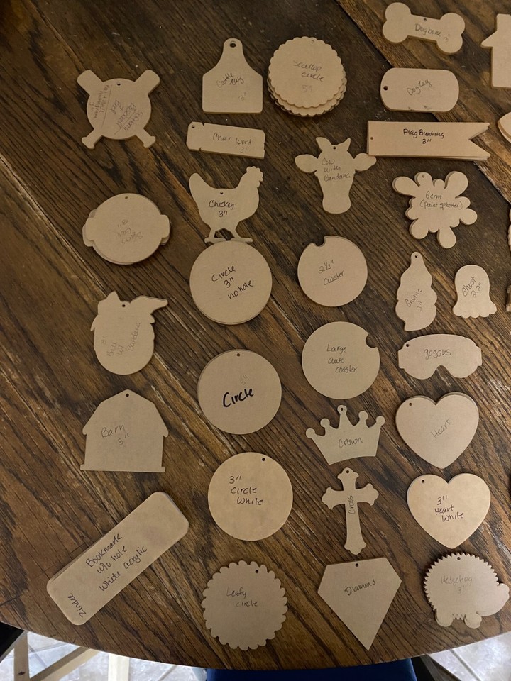 Zindee Acrylic Blanks - Acrylic Blanks- Lot of 192 | eBay