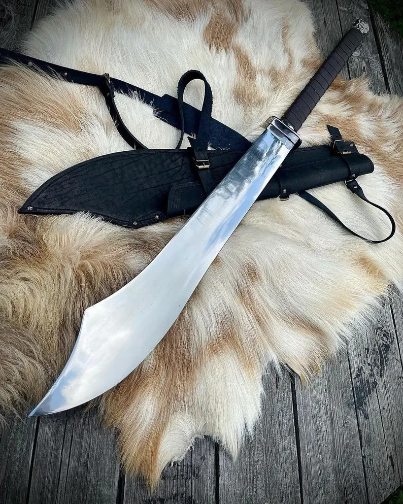 22 Blade Handmade Chinese WUSHU Broadsword Dao Sword Sharp High Carbon ...