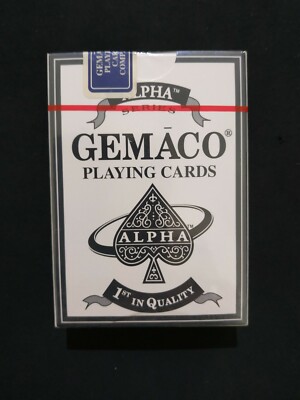 GEMACO Alpha Series Playing Cards | eBay