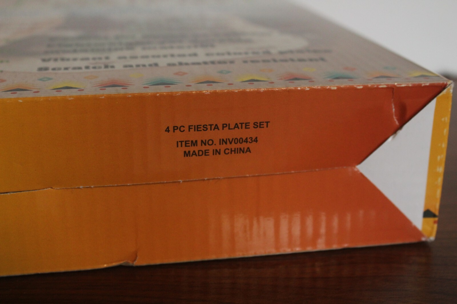 NEW Parini 4 Pc Fiesta Melamine Mexican Food Plate Set Tacos Salsa Dips ...