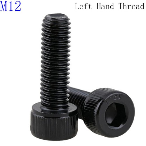 M12 Left Hand Thread 12.9 Grade Alloy Steel Socket Cap Screws Hex Allen ...