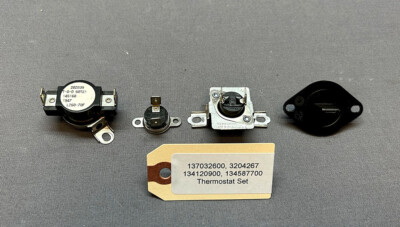 Dryer Thermostat Set 137032600, 3204267, 134120900, 134587700 ...