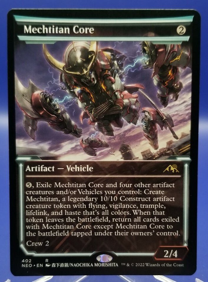 MTG Mechtitan Core Kamigawa: Neon Dynasty 402 Regular Rare Showcase NM ...