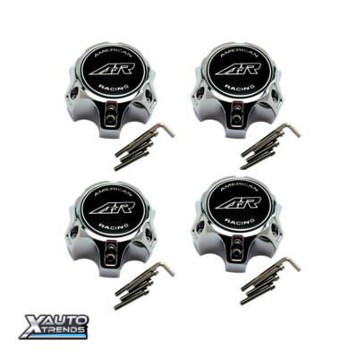 4 x American Racing Wheel Center Cap Style "A" Chrome CARA1406CH | eBay