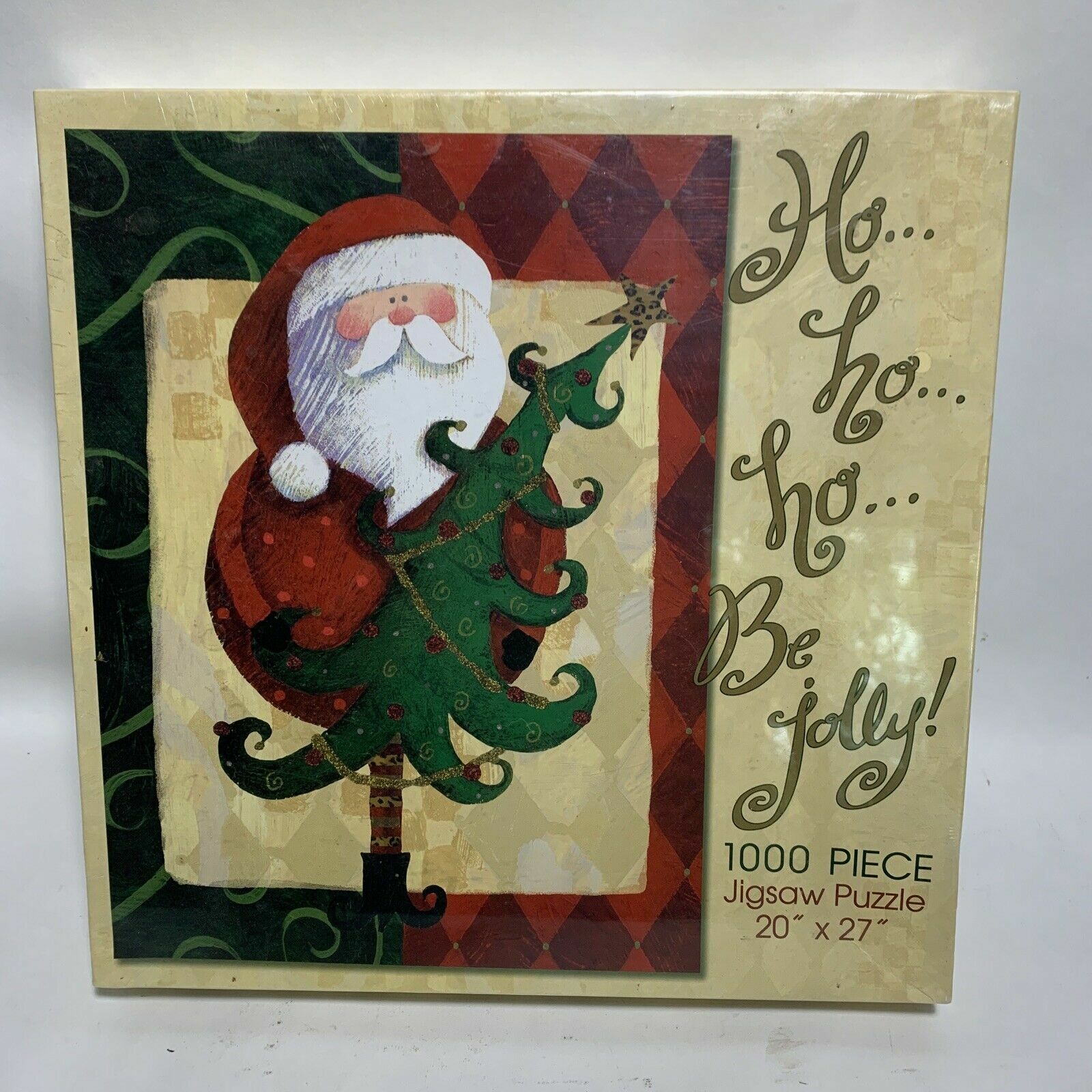 NEW Santa Clause Ho Ho Ho Be Jolly 1000 Piece Jigsaw Puzzle 20’x27’ | eBay