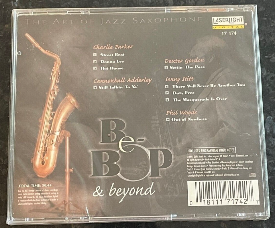 The Art of Jazz Saxophone: Be-Bop & Beyond by Various Artists (CD 1997 ...