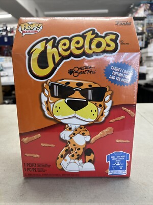 Funko POP! Chester Cheetah Cheetos Unisex T-Shirt & Vinyl Figure Large ...