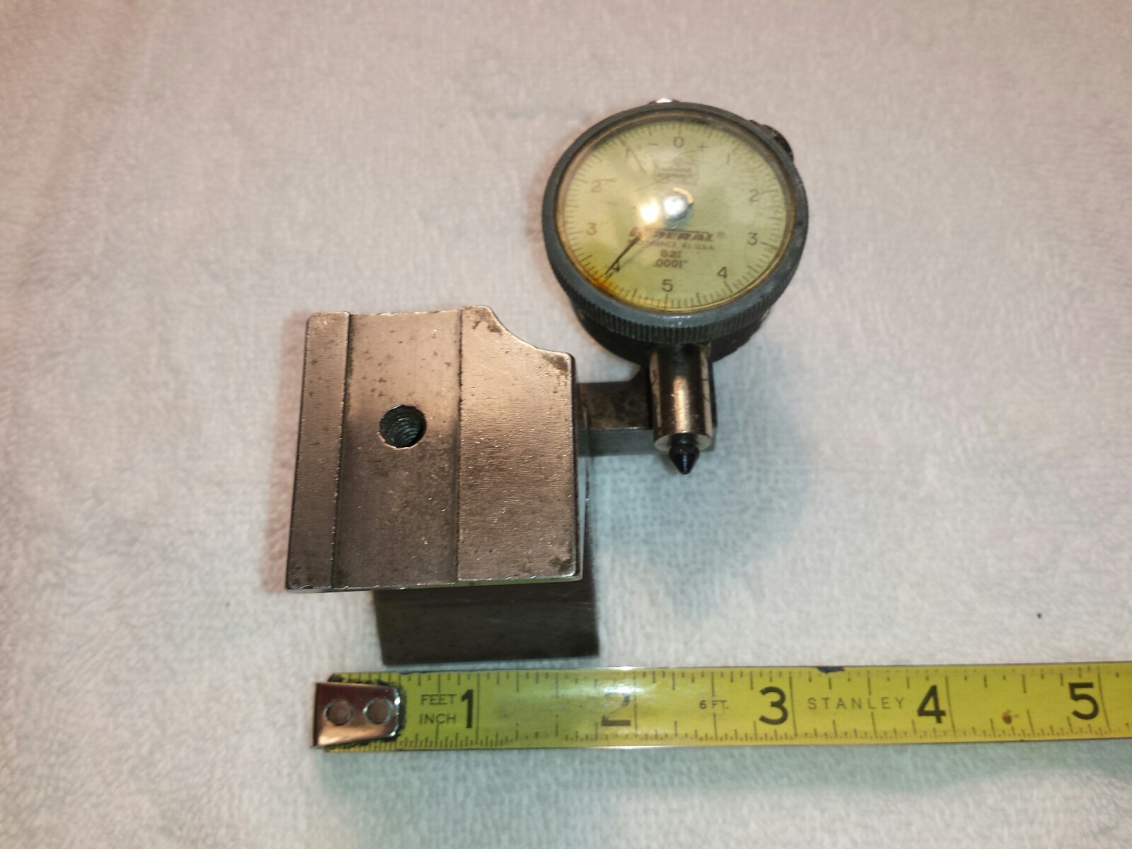 FEDERAL DIAL INDICATOR B21 .0001 MIRACLE MOVEMENT WITH MOUNT USA | eBay