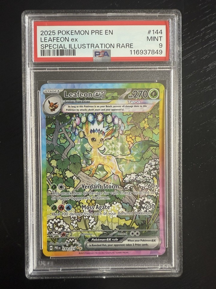 Pokemon TCG Prismatic Evolutions God Pack PSA Graded Sequential ...