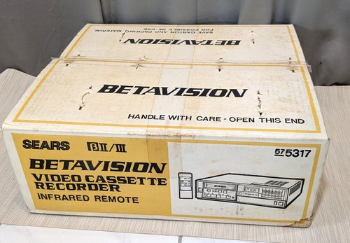 Sears BETAVISION 564.53170450 Betamax Video Recorder NEVER USED | eBay