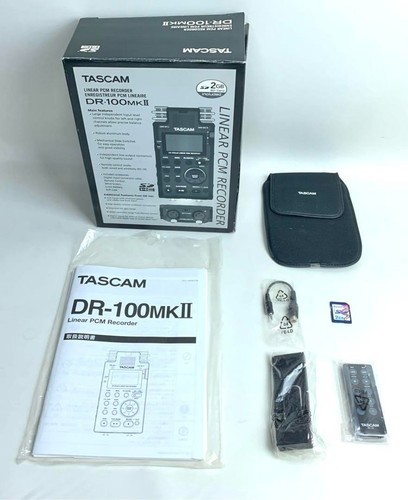 TASCAM DR-100 MKII Portable Linear PCM Digital Recorder New | eBay
