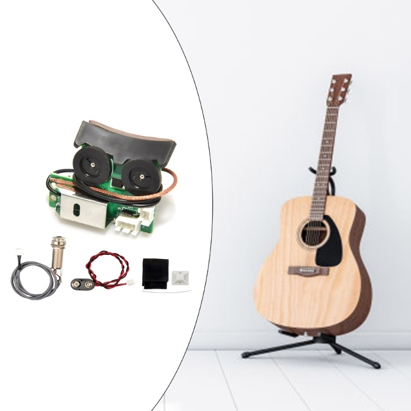 VT1 Acoustic Guitar Pickup System Replacement Tail Nail Pickup Easy ...