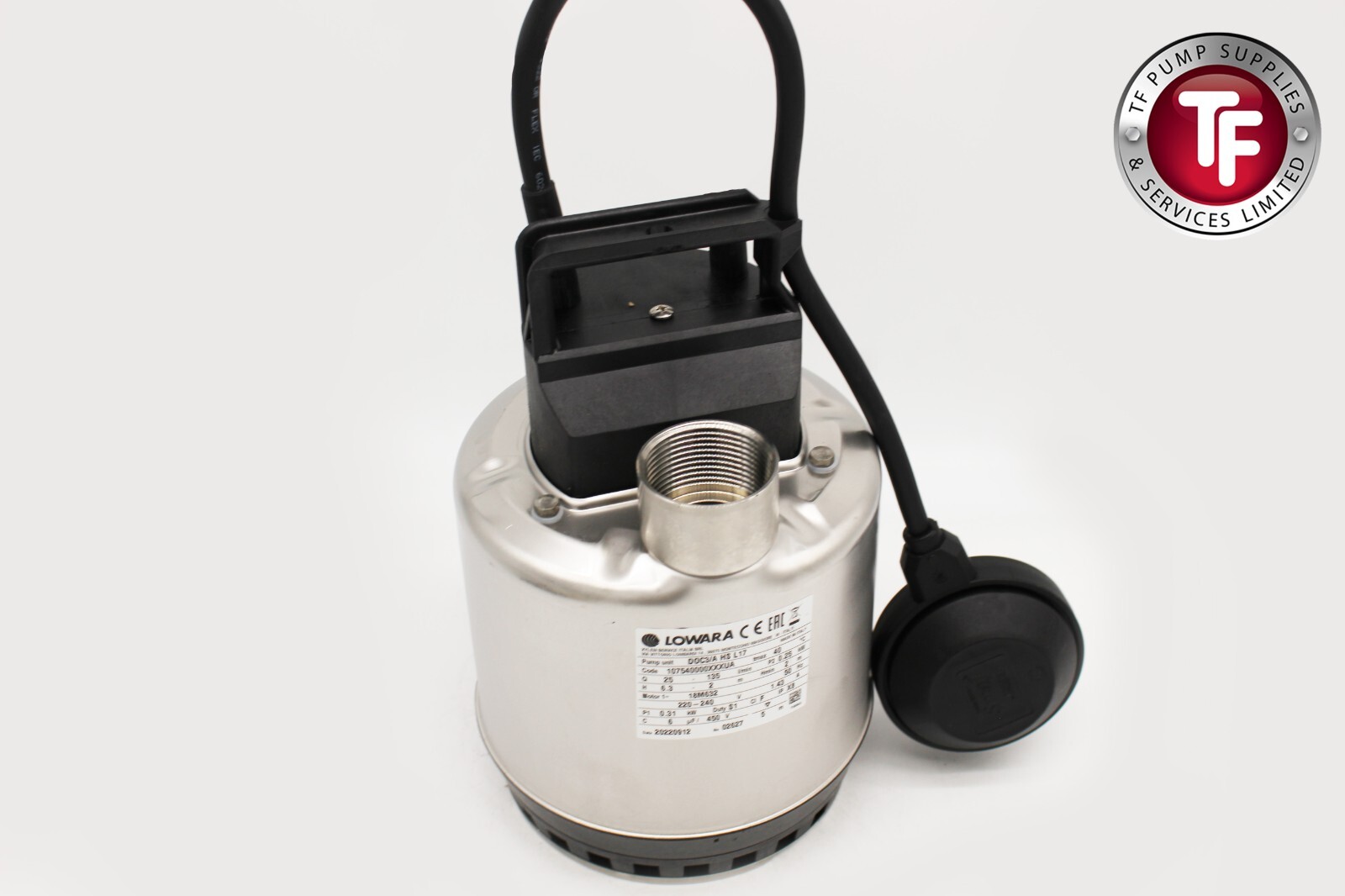 Lowara DOC 3/A 230v Submersible Pump - With Float Switch ...