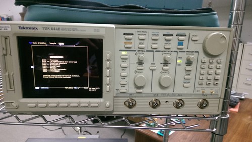TEKTRONIX TDS644B Digital Real-time Oscilloscope 500MHz 4-Ch 2.5 GS/s ...