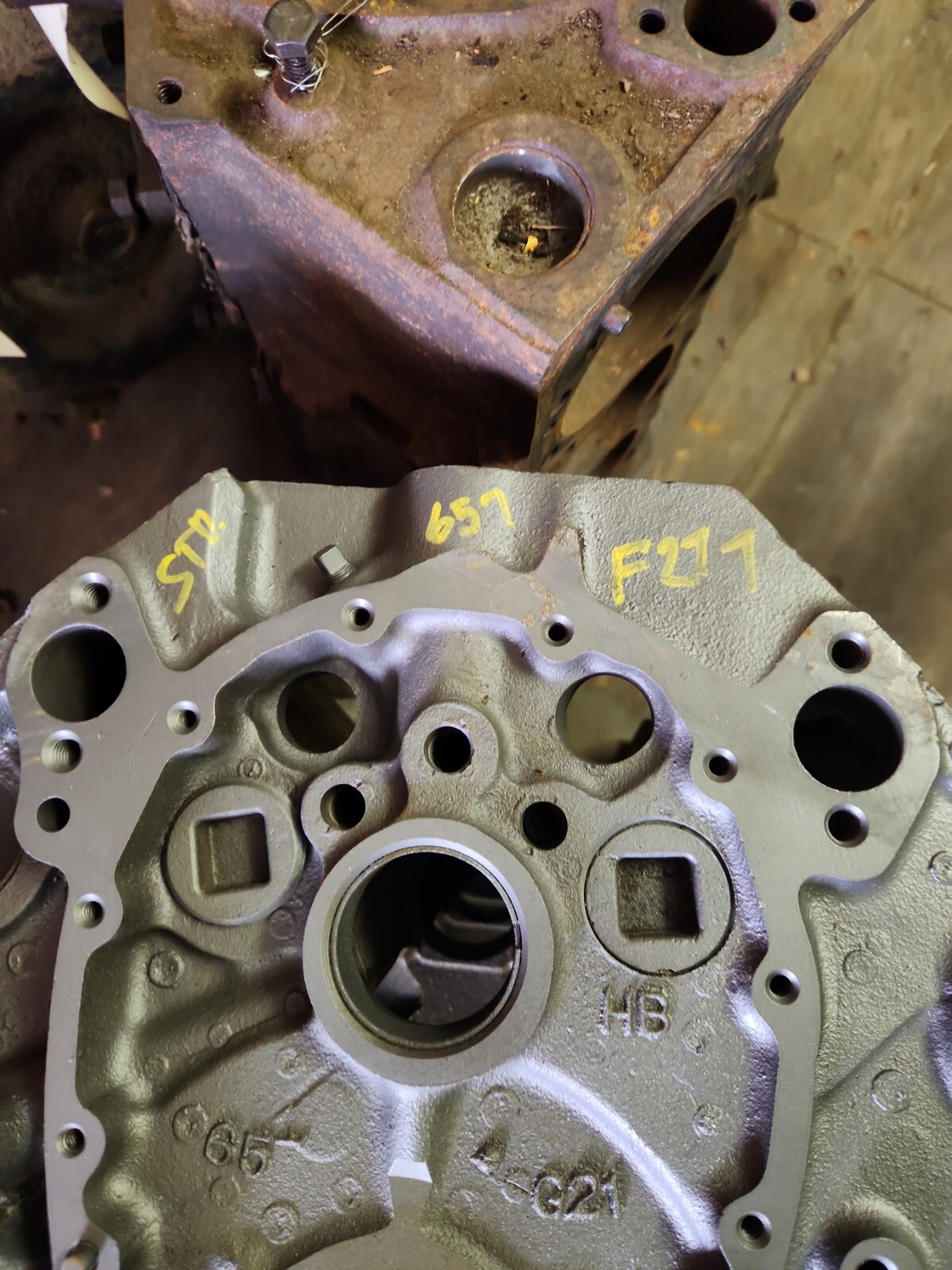 1967 Chevy 302 327 Small Journal Engine Block Camaro Z28 SS CE counter ...