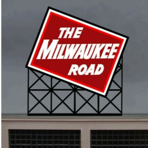 Miller Engineering ~ New HO / O Scale ~ Milwaukee Road Billboards Small ...