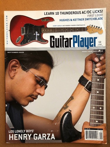 2006 September GUITAR PLAYER Magazine HENRY GARZA Great Cover Story ...