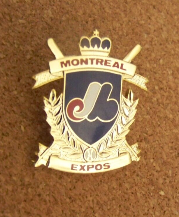 Montreal Expos logo crest lapel pin v1 1994 MLB | eBay