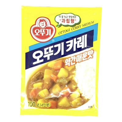Ottogi Curry Medium Powder 100g Mild Spicy Korean Food | eBay