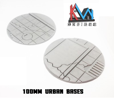 3D Printed - 100mm Scenic Urban City Street Bases - 2 Styles | eBay